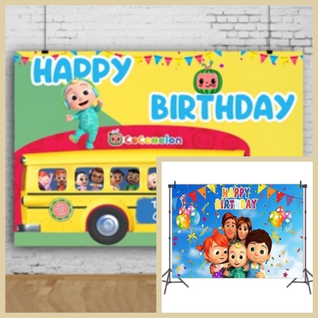 Cocomelon 80 * 120CM Cartoon Anime Character Children's Birthday Party ...