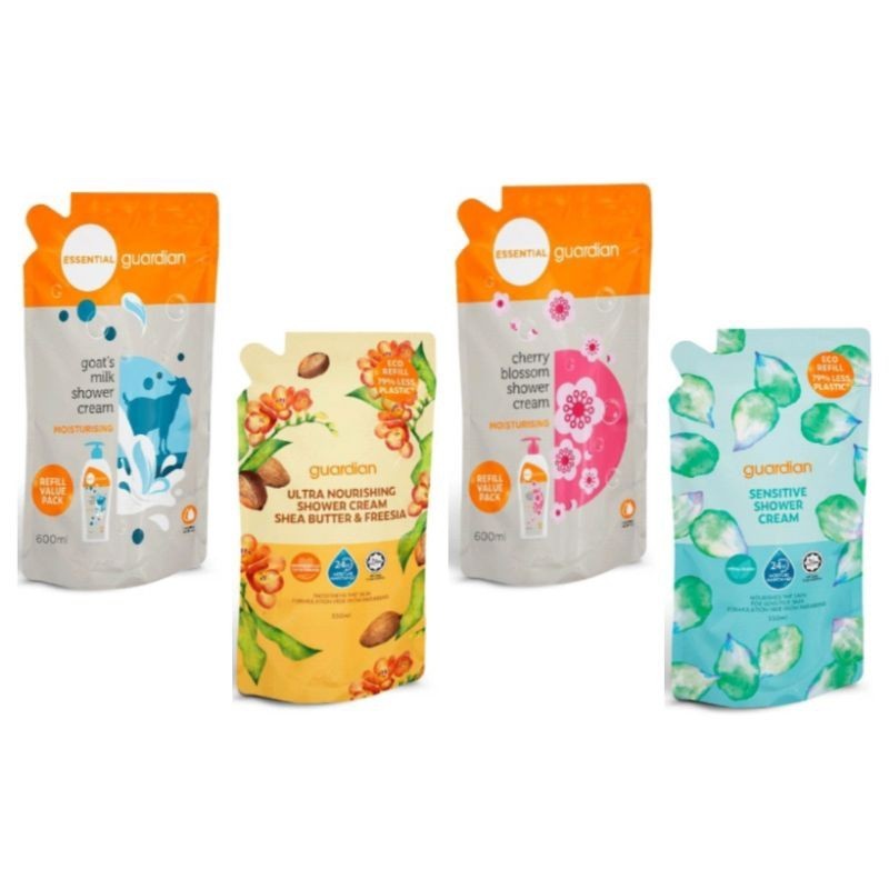 Guardian Body Wash Refill Sensitive Shea Butter & Freesia 550ml Cherry ...