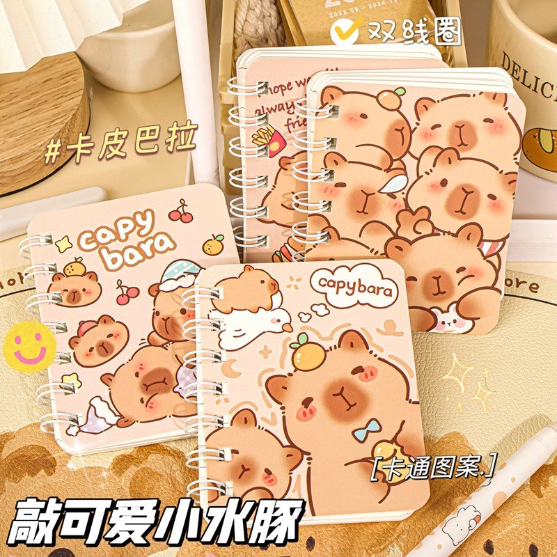 Capybara A7 Coil Notebook Good-looking Student Cute Girly Heart Hard ...