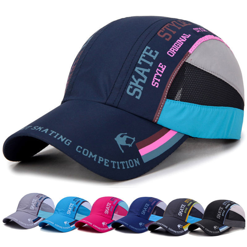 (JJ) Men Women Sun Hat Baseball Cap Ball Sunscreen Ultraviolet Ray ...