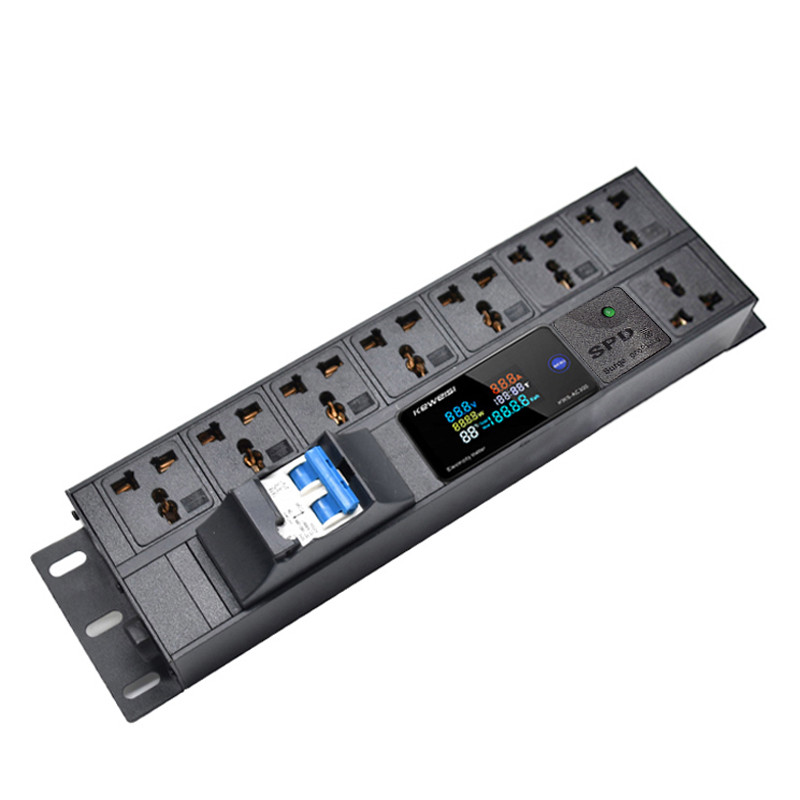 Desktop Socket digital display power strip, 8Ways Universal Sockets ...