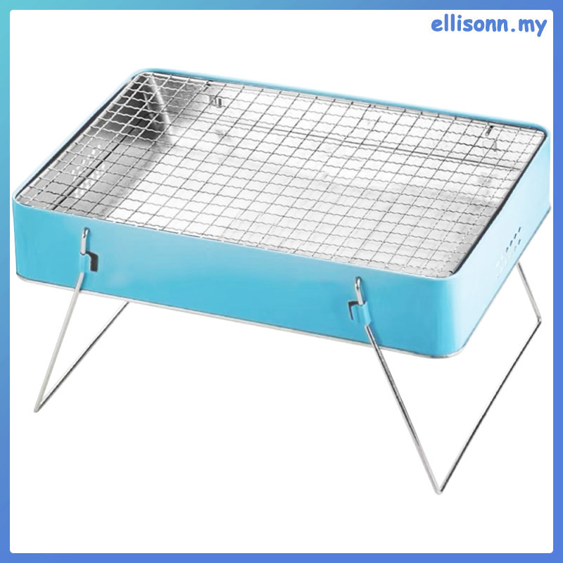 Charcoal Hibachi Stove BBQ Grill Outdoor Rack Large Mini Stainless ...