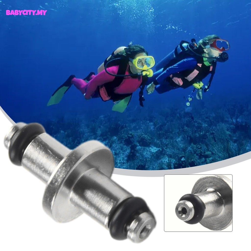 Scuba Diving High Tube Pressure T End Air Spool with O-Ring for SPG ...