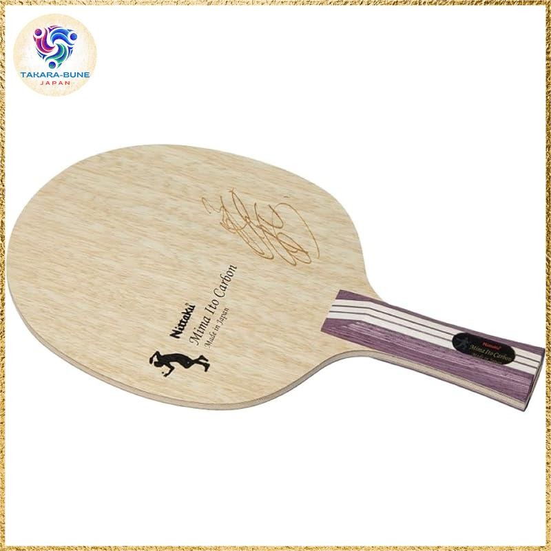 Nittaku Table Tennis Racket Mima Ito Shakehand Attack Carbon Flare (FL ...