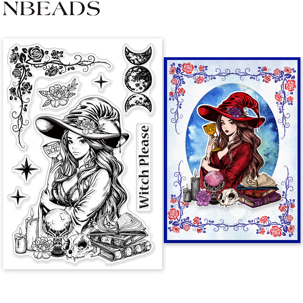 1Sheet Custom PVC Plastic Clear Stamps for DIY Scrapbooking Photo Album Decorative Cards Making ...