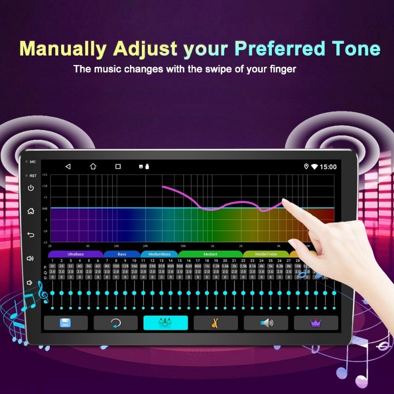 (with Cooling Fan) Android Player QLED 1280*720 9/10inch Android 14 Car ...