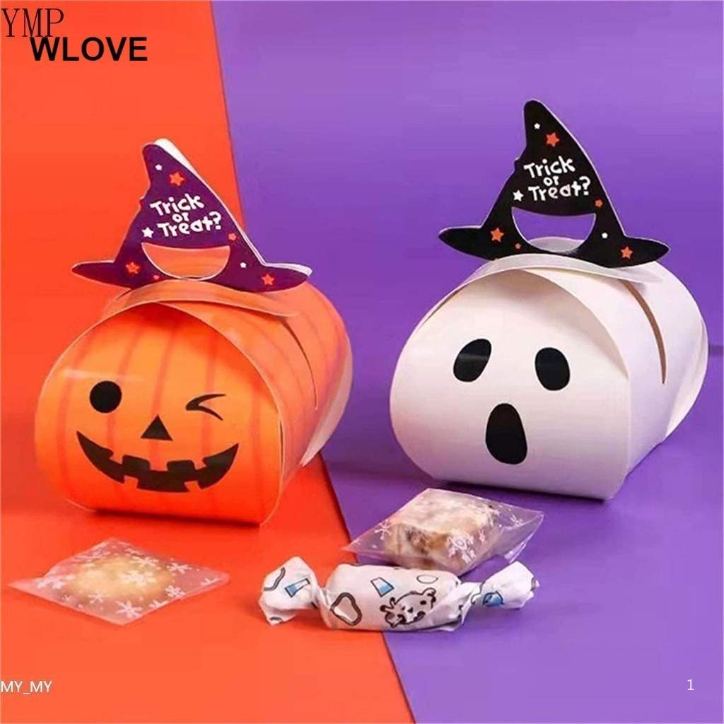 Festive Decorations Ghost Halloween Candy Box Handheld Packaging Gift ...