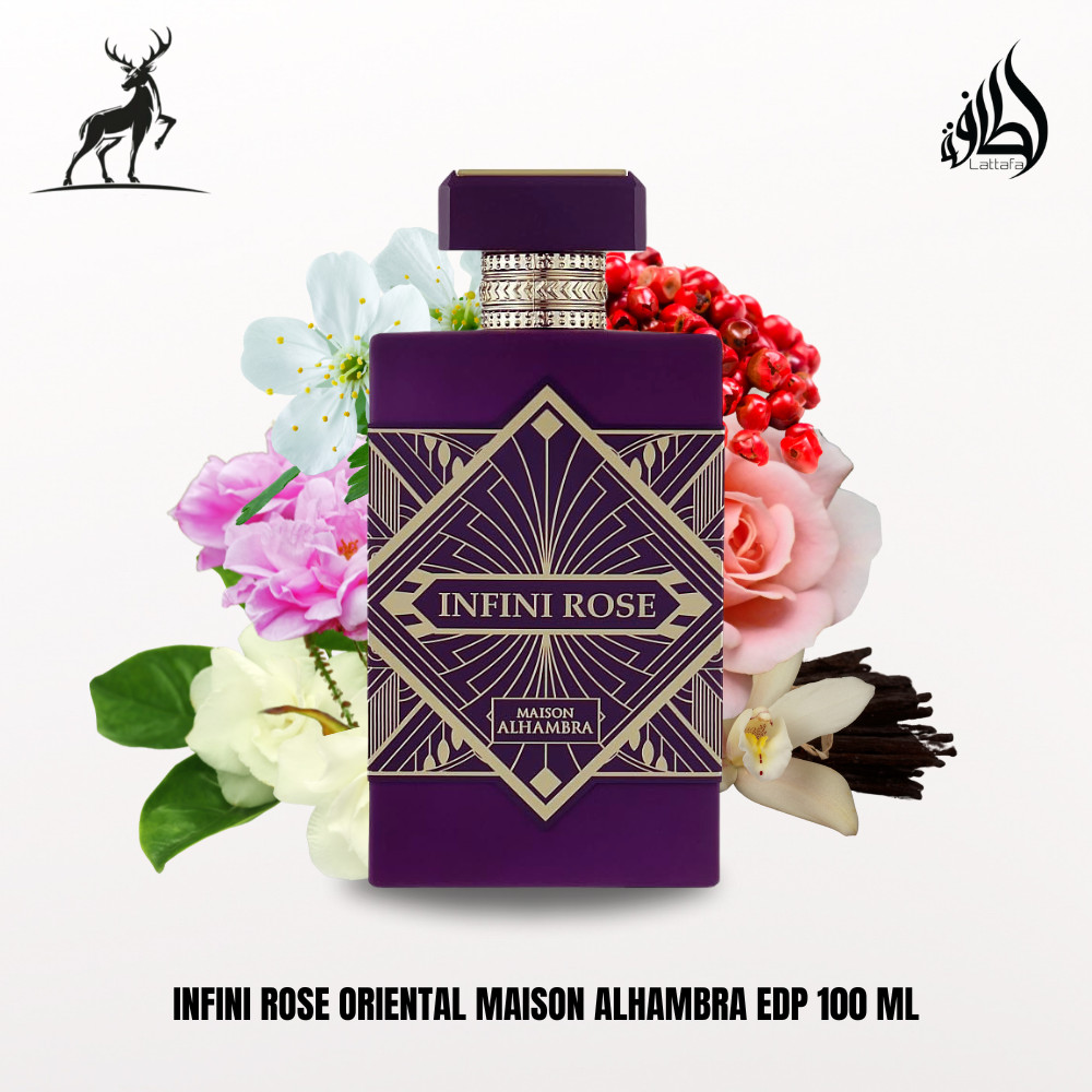 Infini Rose by Maison Alhambra EDP 100 Ml Perfume For Men And Women ...