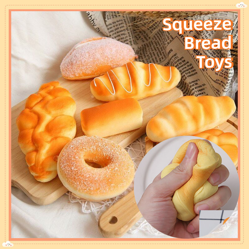 Bread Toys for Kids Squishy Simulation Food Play House Fragrance ...