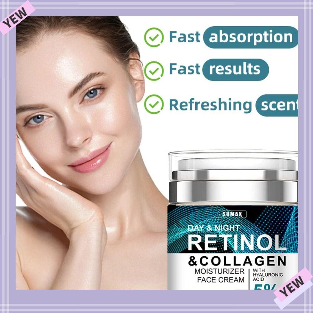 YYE Retinol Face Cream, 50ml Anti Wrinkle Hyaluronic Acid Creams, Anti ...