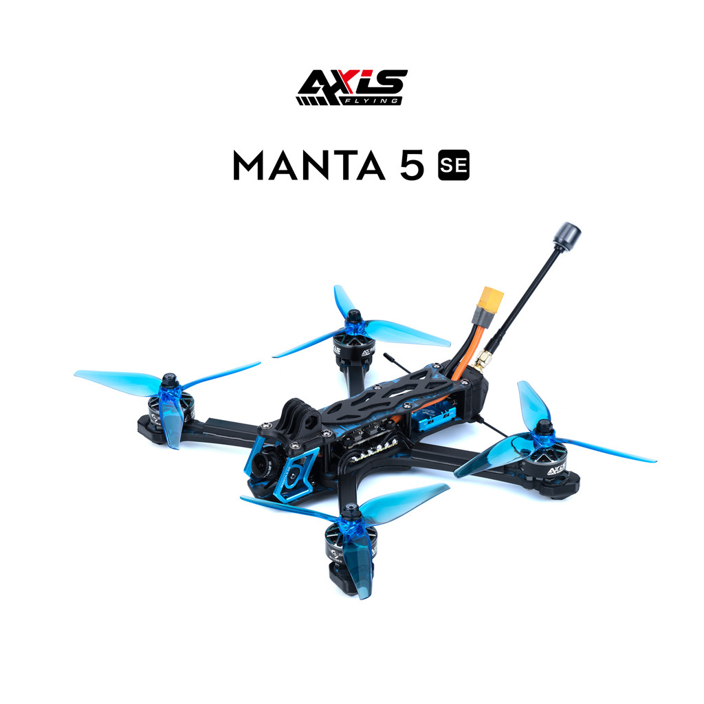 AXISFLYING Manta 5 SE FPV Toy Airplane Kit Squashed-X Frame AE227 ...