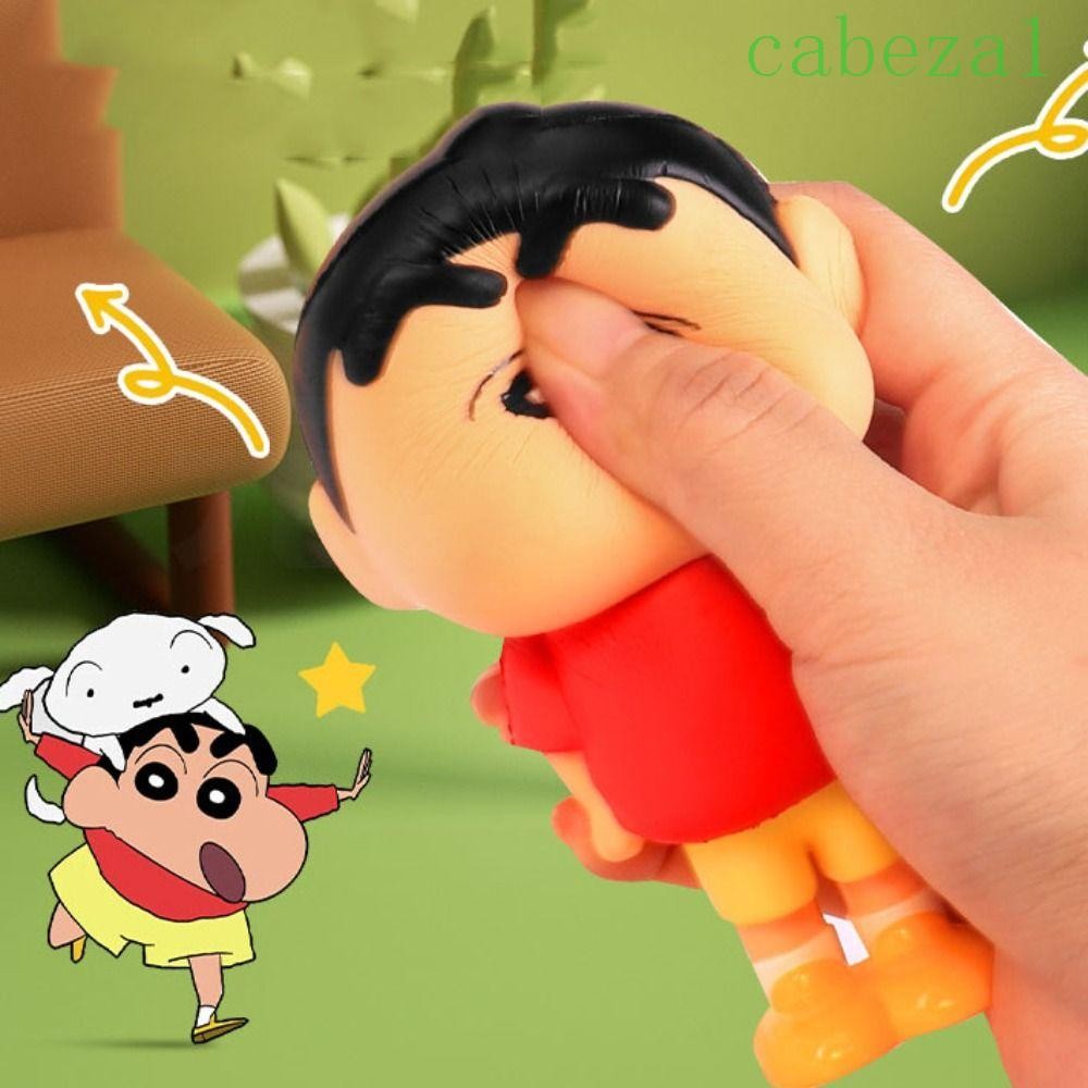 CABEZA Crayon Shin-chan Action Figure, Funny Cartoon Animal Shin-Chan ...