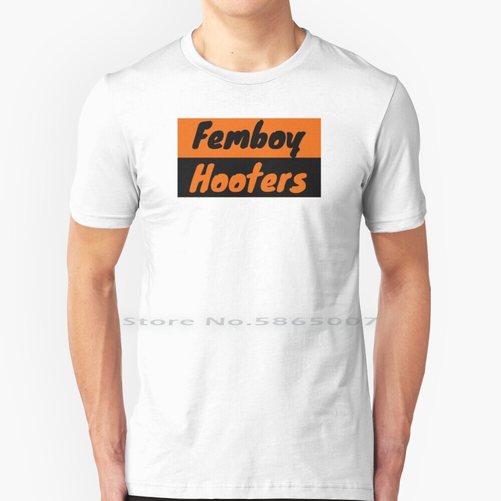 Femboy Hooters T Shirt 100% Cotton Femboy Hooters Trending Femboy ...