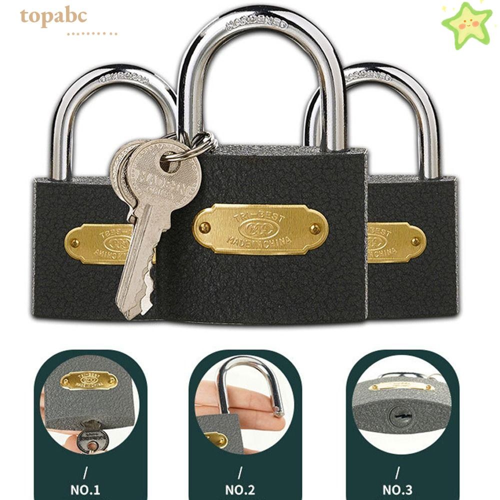 TOPABC Iron Lock, Grey Hardened Lock Beam Drawer Cabinet Padlock ...