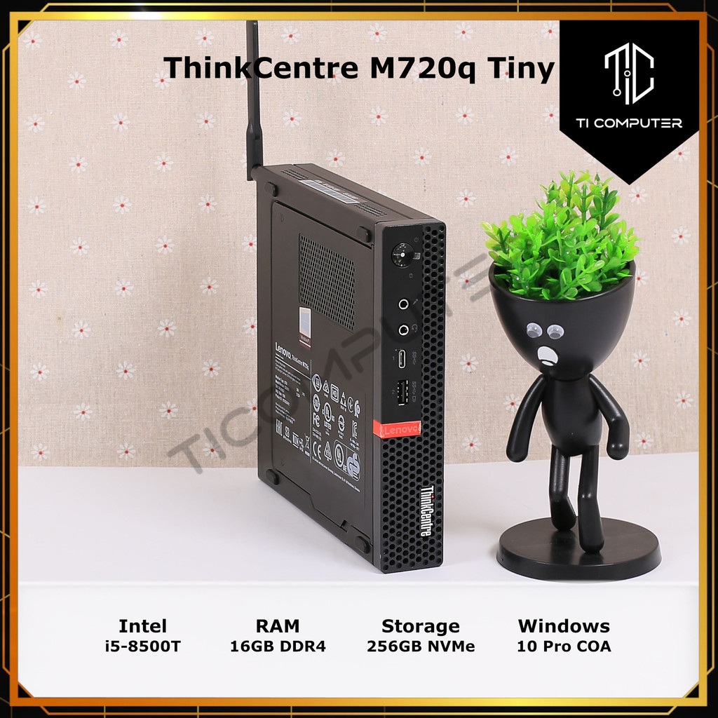 Lenovo ThinkCentre M720q Tiny Intel Core i5-8500T 16GB DDR4 RAM 256GB ...