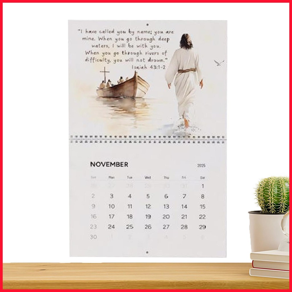 Jesus Christ Calendar 2025 Christian Decorative Wall Calendar Jesus ...