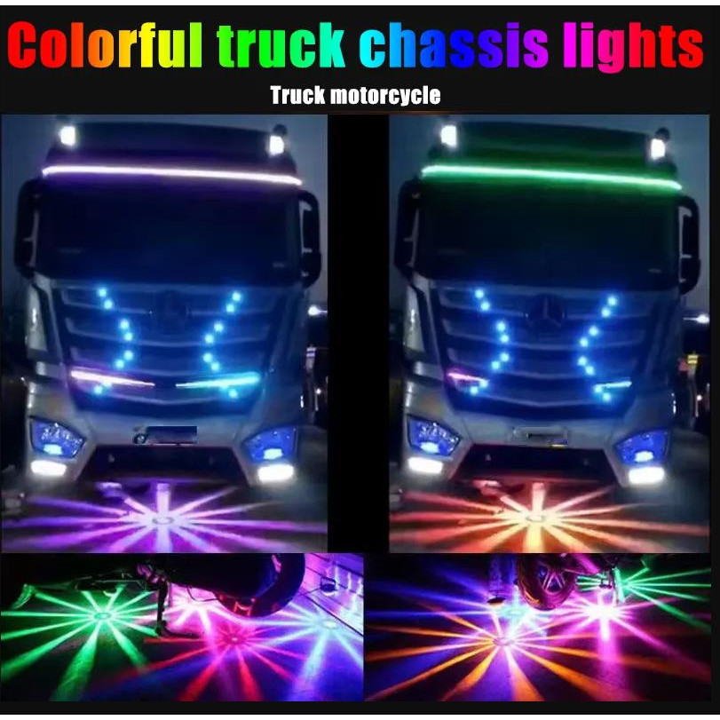 Colorful truck motorcycle chassis lights 12V-24V truck chassis ...