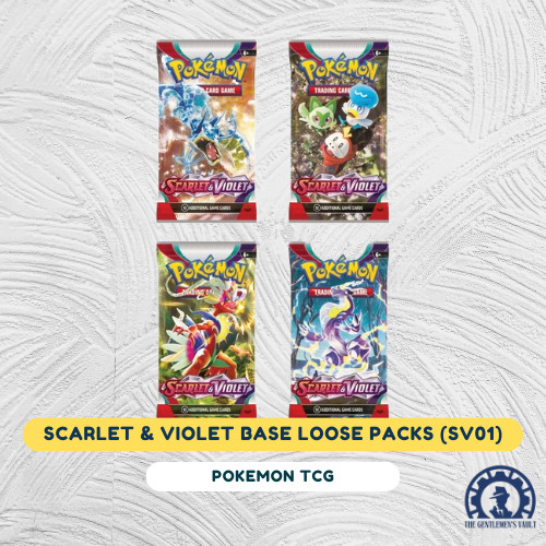 Scarlet & Violet Base Loose Booster Packs SV01 Pokemon TCG | Shopee ...