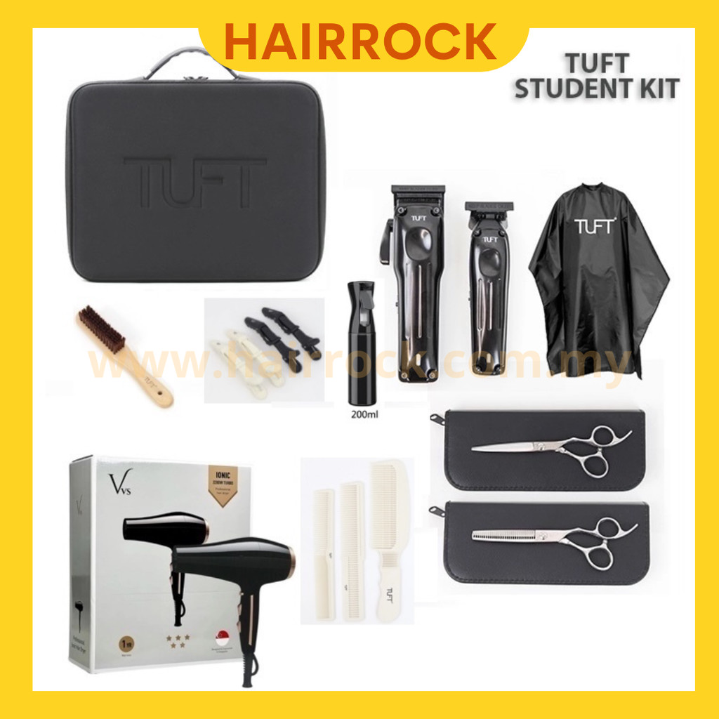 18 in 1 TUFT STUDENT KIT FOR NEW FRESH &BEGINNER BARBERS | Shopee Malaysia