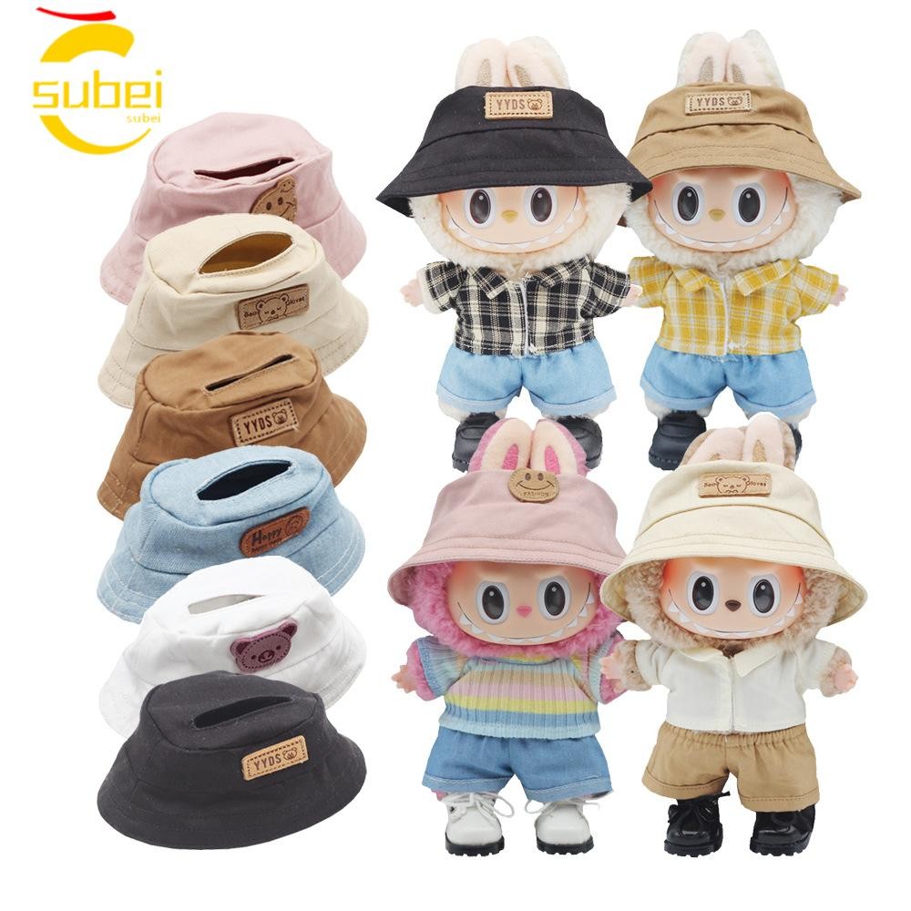 SUBEI1 Labubu Hat, Replacement Knitted Doll Hat, Versatile 10CM Cotton ...