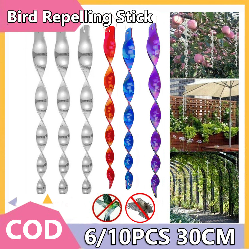 Bird Repellent Model Hanging Spiral Shape for Terrace Garden Bird ...