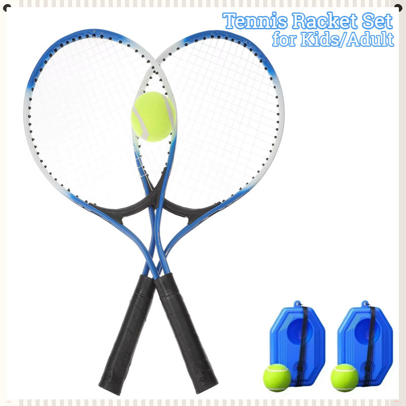 Tennis Racket Single Trainer Beginners Training Tennis Racket Set for ...