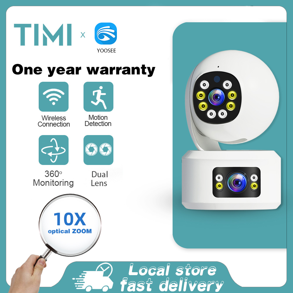TIMI YOOSEE Wifi CCTV Camera 4MP HD Multi Night Vision Dual Lens ...