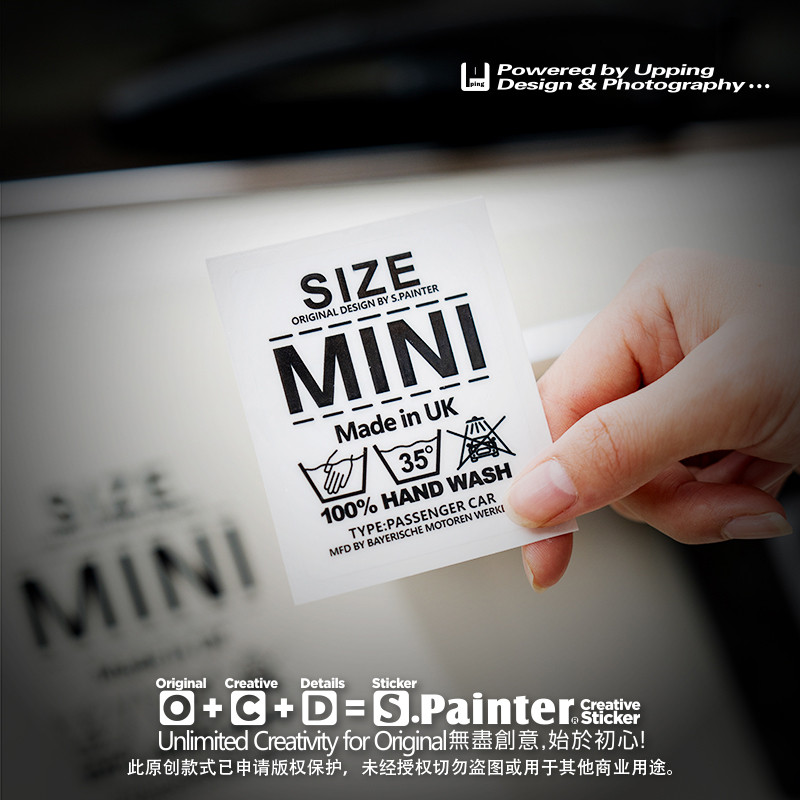 MINI COOPER label sticker COUNTRYMAN CLUBMAN car window sticker F54 F55 ...