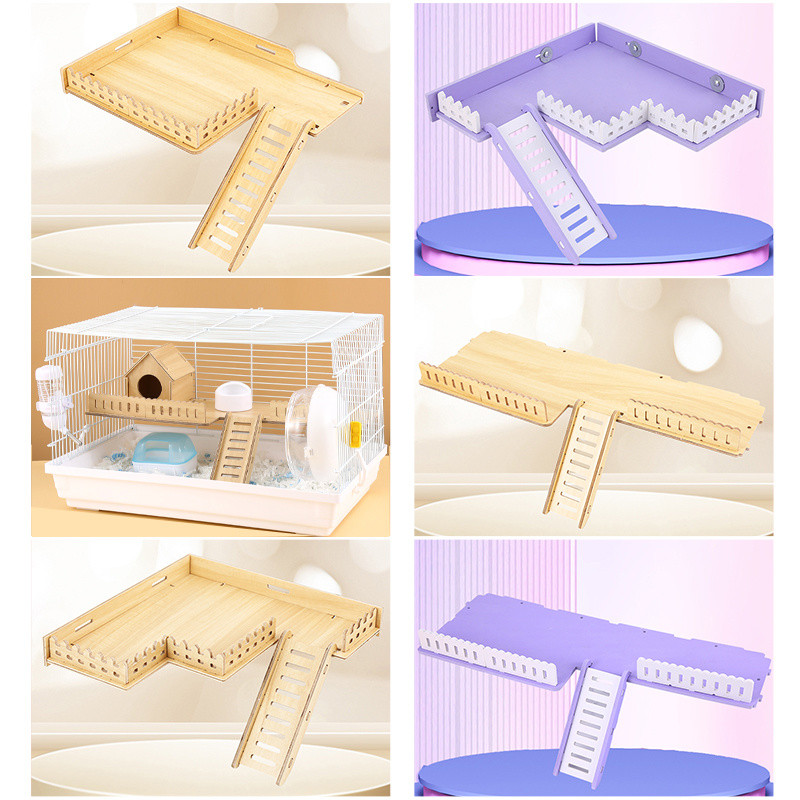 Hamster Cage Platform 47 Basic Cage Two-Floor Platform Loft Stair ...