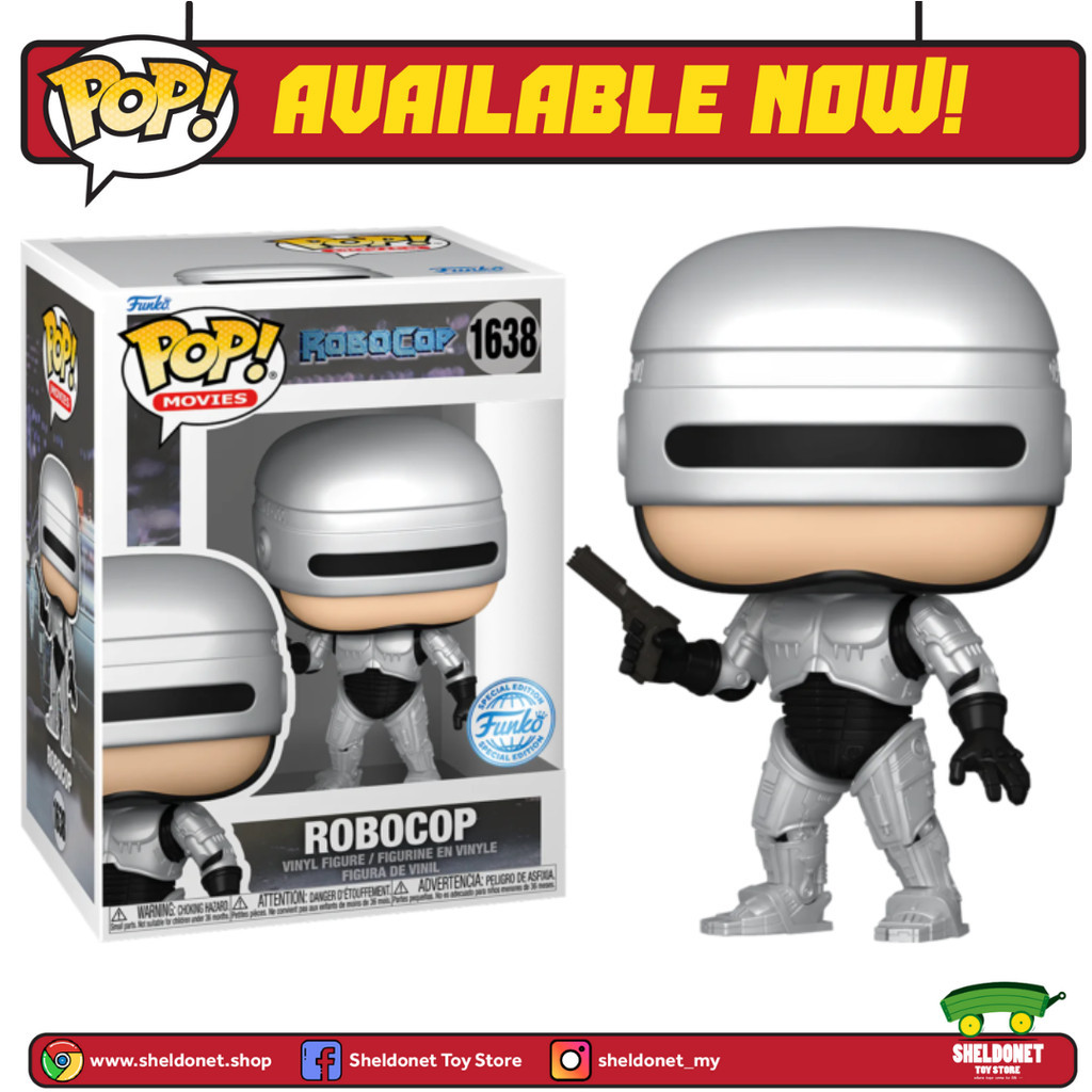 Funko Pop! Movies: Robocop - Robocop (Metallic) [Exclusive] | Shopee ...
