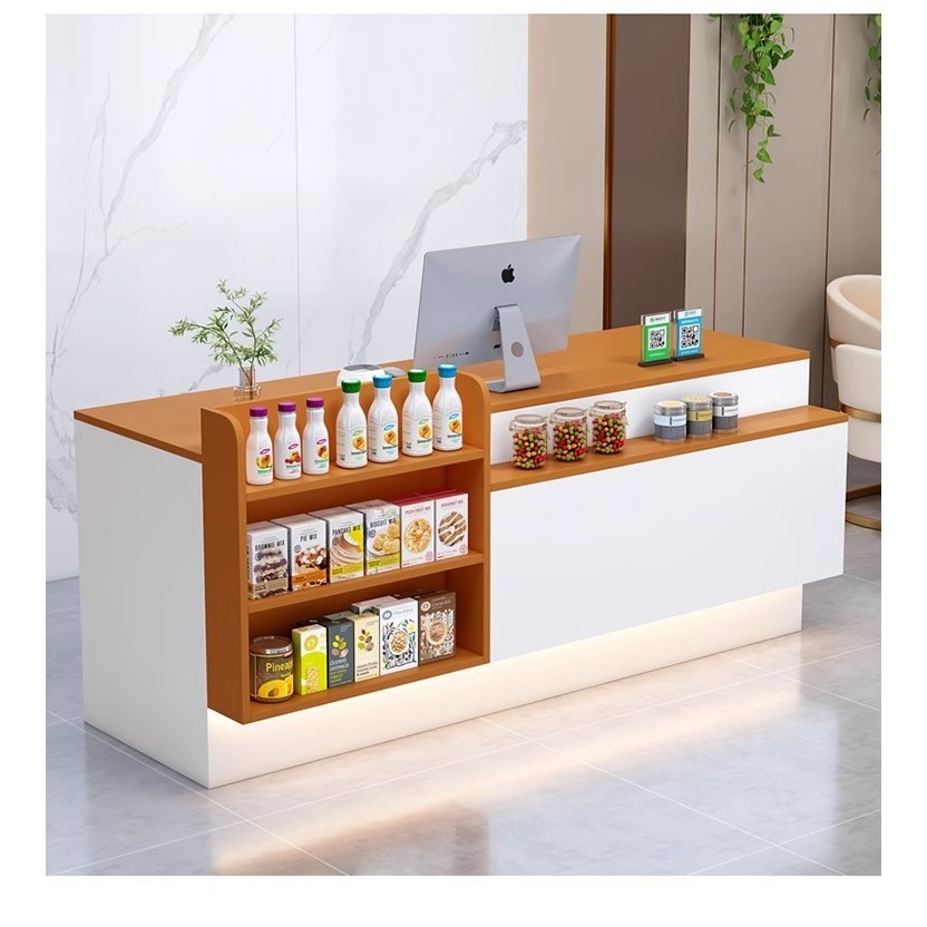 Meja juruwang cashier counter 120CM/140CM clothing store supermarket ...