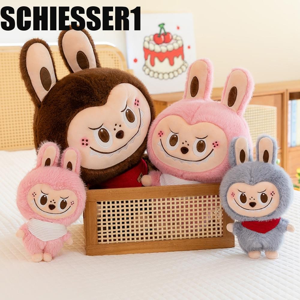 SCHIESSER1 Labubu Plush Stuffed Doll, Big Eye Stuffed Labubu Time Plush ...