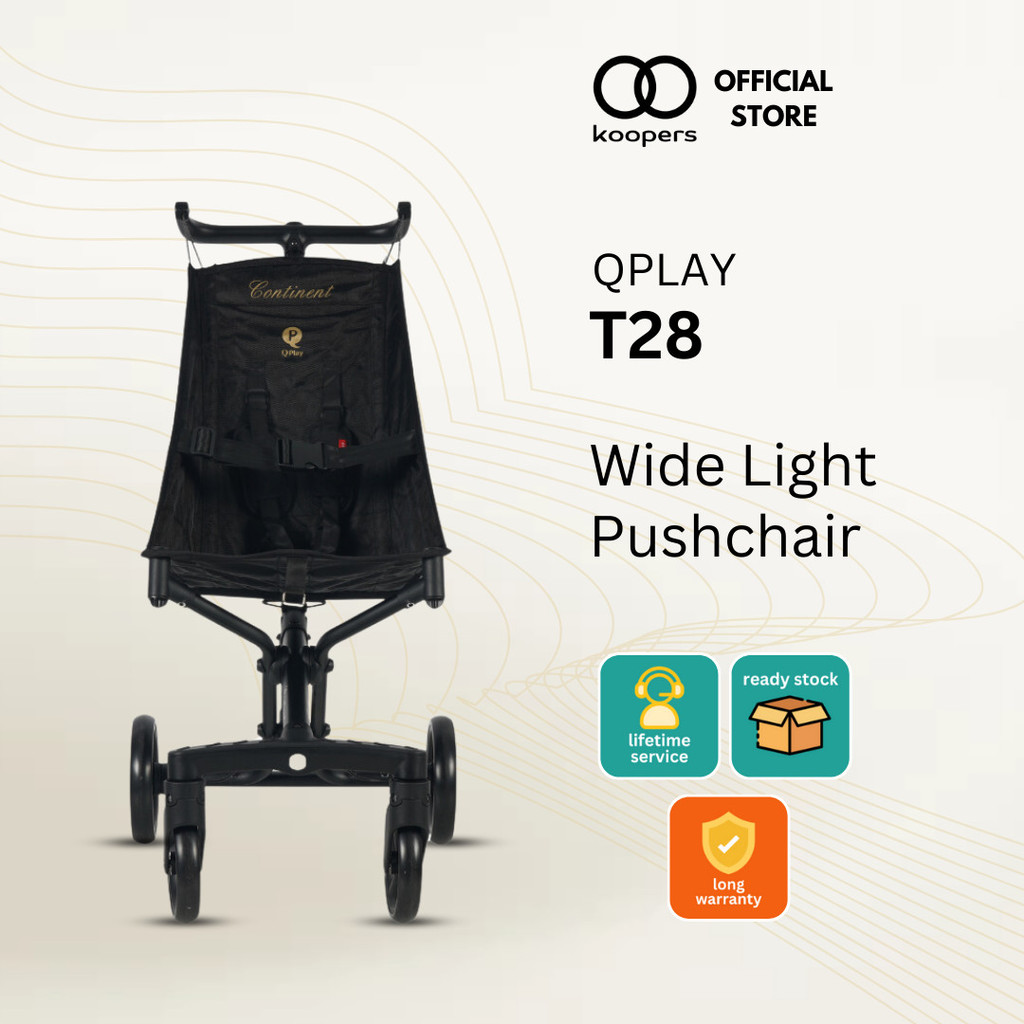 QPlay T28 Super Lightweight Travel Pushchair | Keperluan Perjalanan ...
