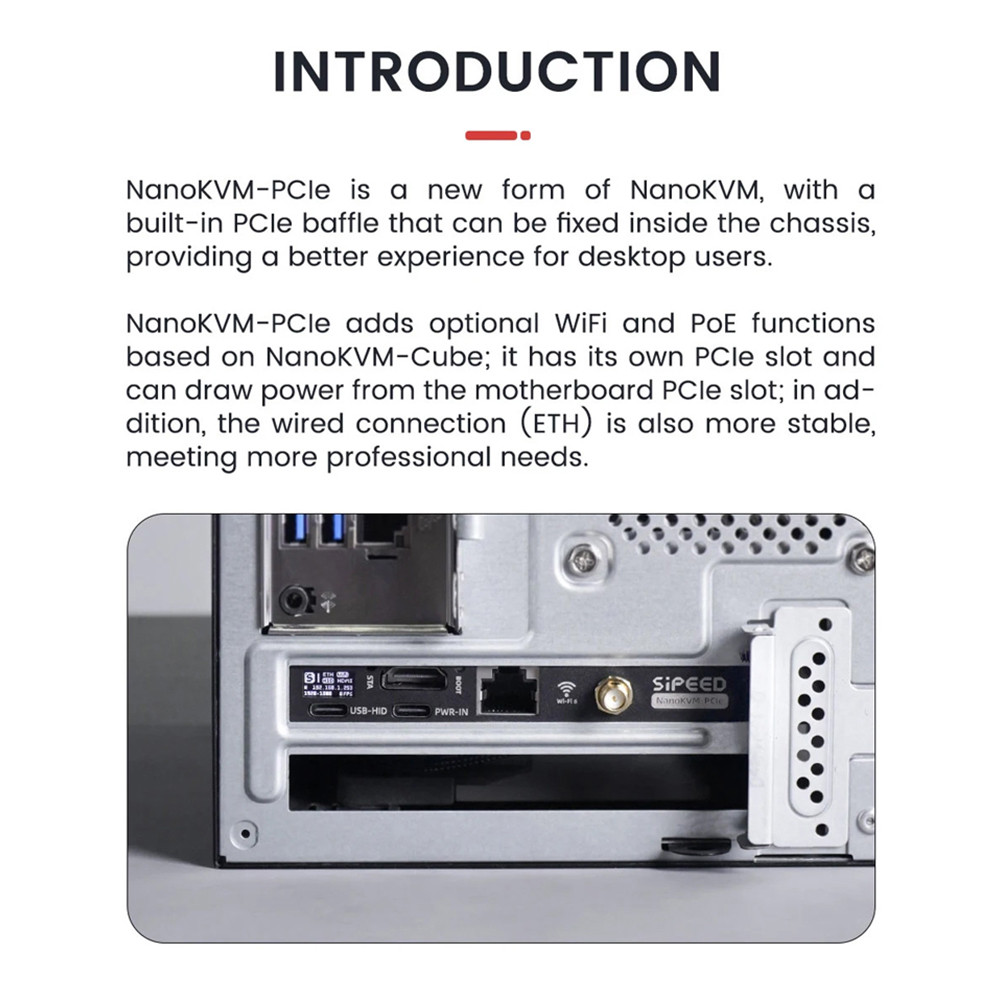 NanoKVM PCIE Version Remote Control Operation And Maintenance Server ...