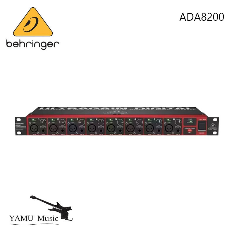 Behringer ADA8200 Audiophile 8 In/8 Out ADAT Audio Interface with Midas ...