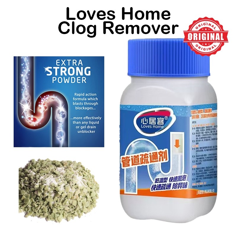 268g Original Loves Homes Clog Remover (Add Bio Enzyme) Drain Cleaner ...