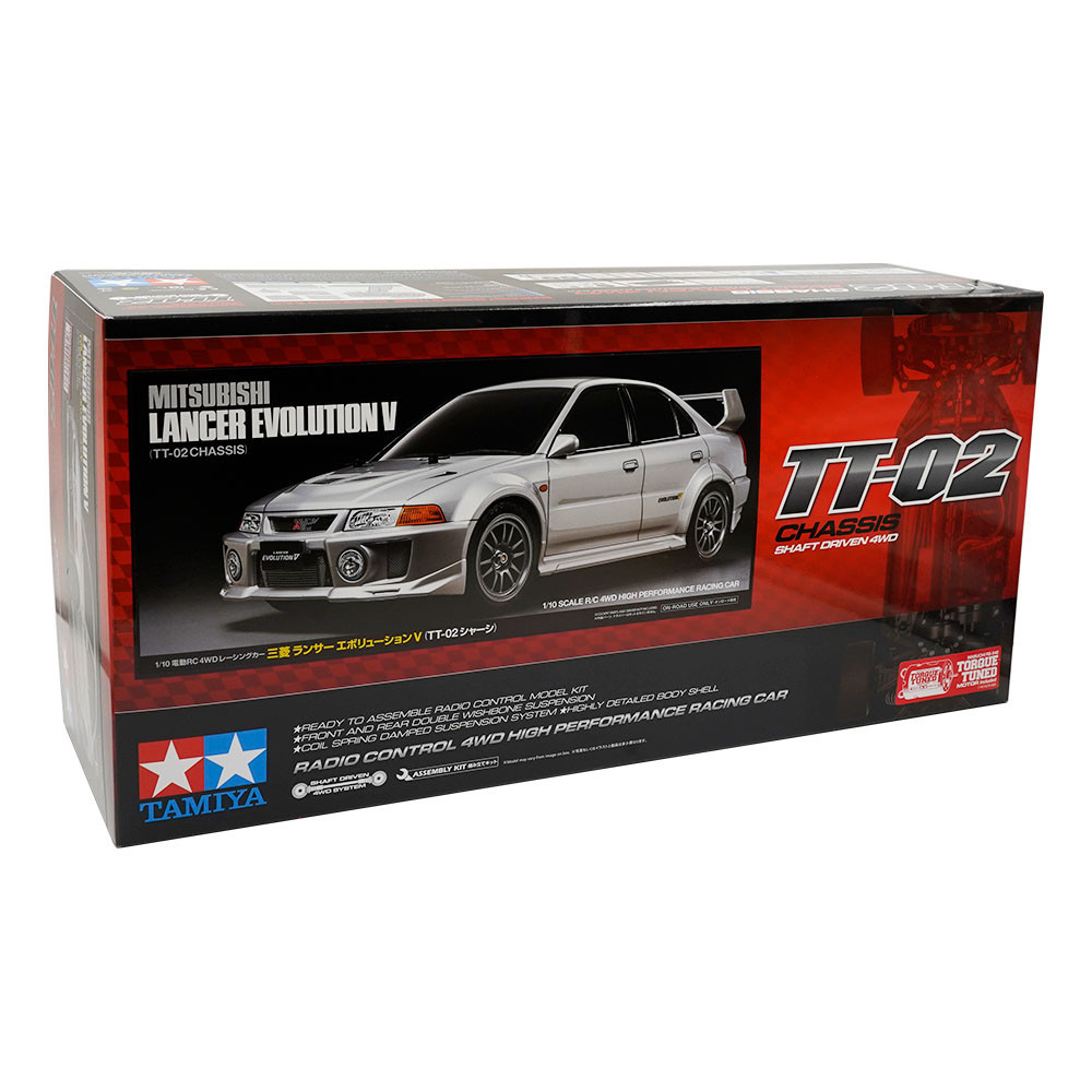Tamiya 58713 Lancer Evolution V (TT-02) | Shopee Malaysia