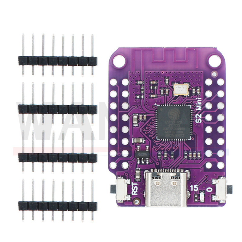 ESP32 S2 Mini V1.0.0 - LOLIN WIFI IOT Board based ESP32-S2FN4R2 ESP32 ...