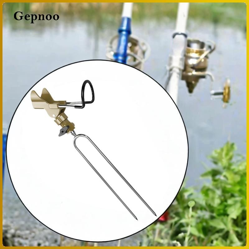 Gepnoo River Bank Beach Rod Holder 360 Degree Adjustable Sturdy Support ...