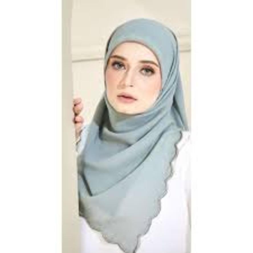 Shawl Chiffon Voile Sulam Shawl Chiffon Aritachi Selendang Chiffon ...