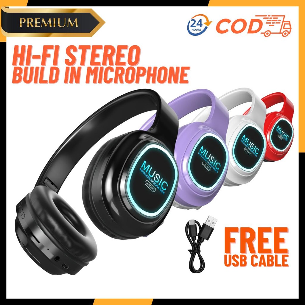Giant Audio Hi-Fi Headphone Headset Gaming Tanpa Wayar Wireless ...
