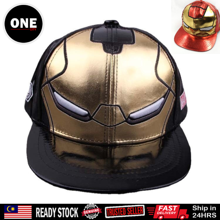 Iron Man Cap Kid Adult Hip Hop Baby Cap Girl And Boy Topi Budak Marvel ...