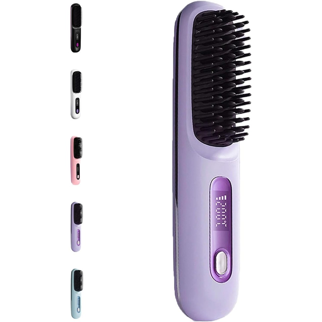 Go Brush Pro, 2025 New Go Brush Pro, Rechargeable Travel Hair ...