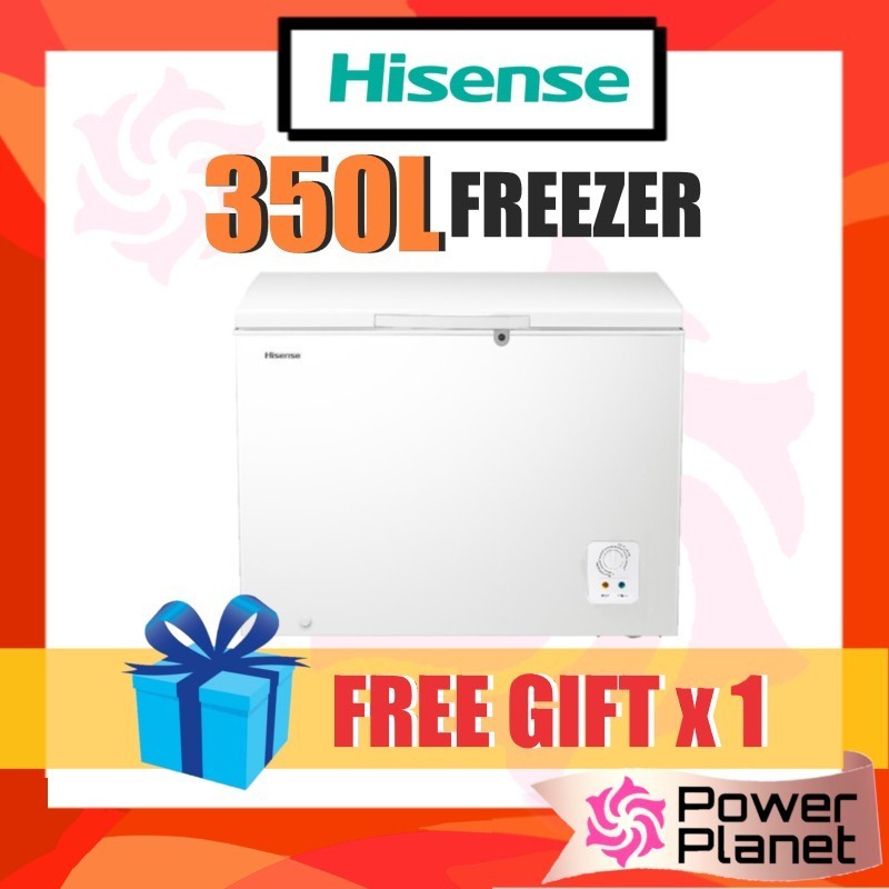 [FREE FLOOR MAT] Hisense Chest Freezer 350L FC428D4BWY ( 8 IN 1 ...