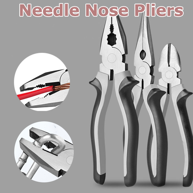 Universal Wire Cutters Heavy Duty Hardware Tools Multifunctional Diagonal Pliers Needle Nose ...
