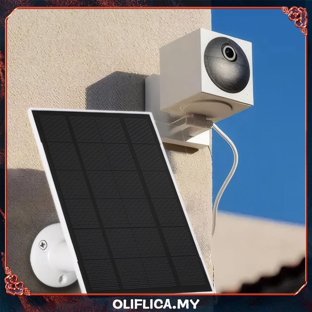 [Oliflica.my] 5V 10W Camera Solar Panel 4000mAh with USB-C Port &Micro ...