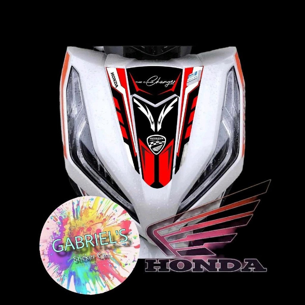 honda click v3 front panel sticker | Shopee Malaysia