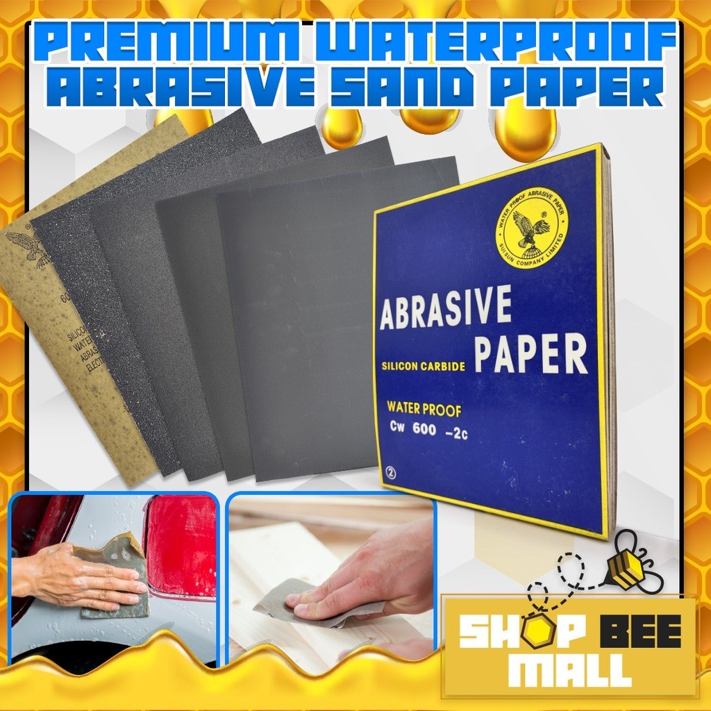 60 - #2000 】Sand Paper 100pcs Waterproof Wet Dry Sandpaper Abrasive ...