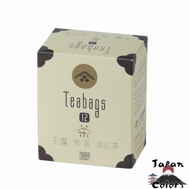 Gyokuro, Sencha, and Houjicha Set, Ippodo Tea Co., Tea Bag Set of 12 (4 ...