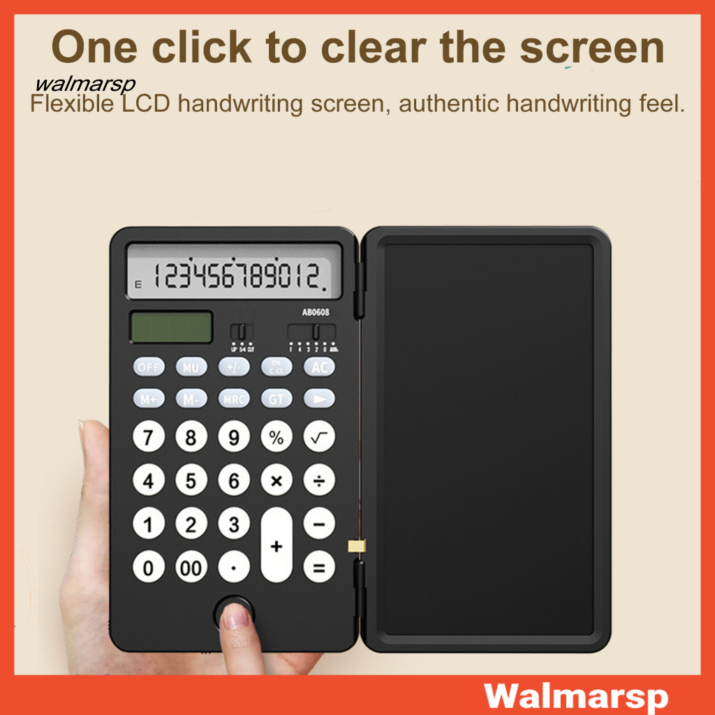 [WMP] 1 Set Handwriting Tablet Calculator One-key Clear Screen Design ...